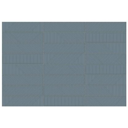 Charcoal 3" x 12" Maze Glossy from Garden State Tile