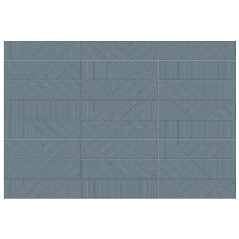 Charcoal 3" x 12" Maze Glossy from Garden State Tile